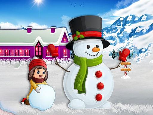 Kids and Snowman Dress Up – OnlineTimePass.com